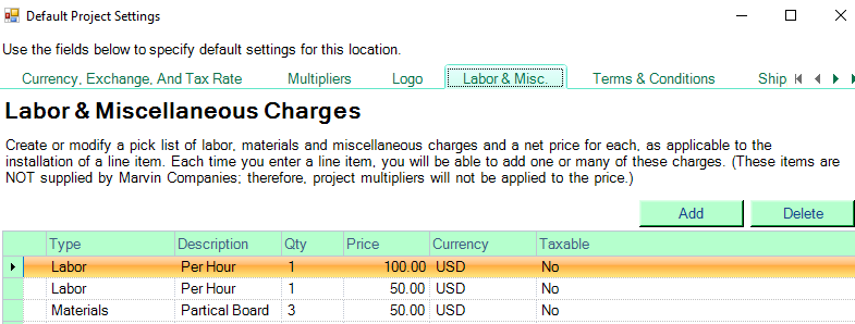 OMS - How to add Labor/Misc. charges to a Line Item
